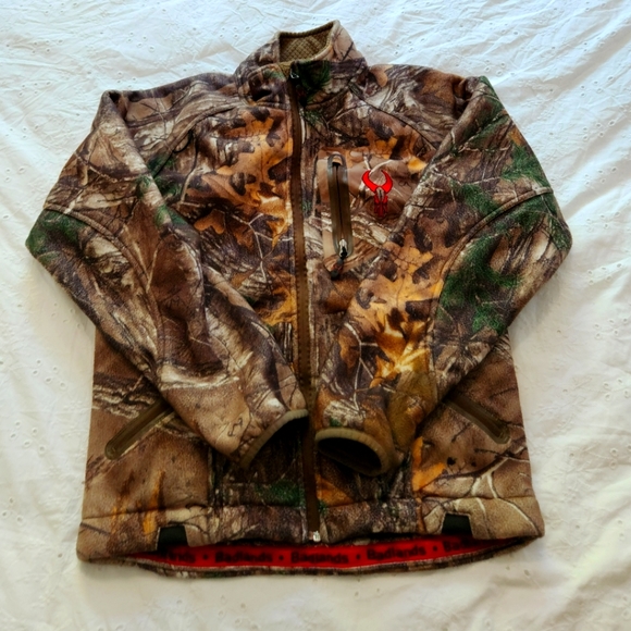 Badlands | Jackets & Coats | Camo Jacket With Red Logo | Poshmark
